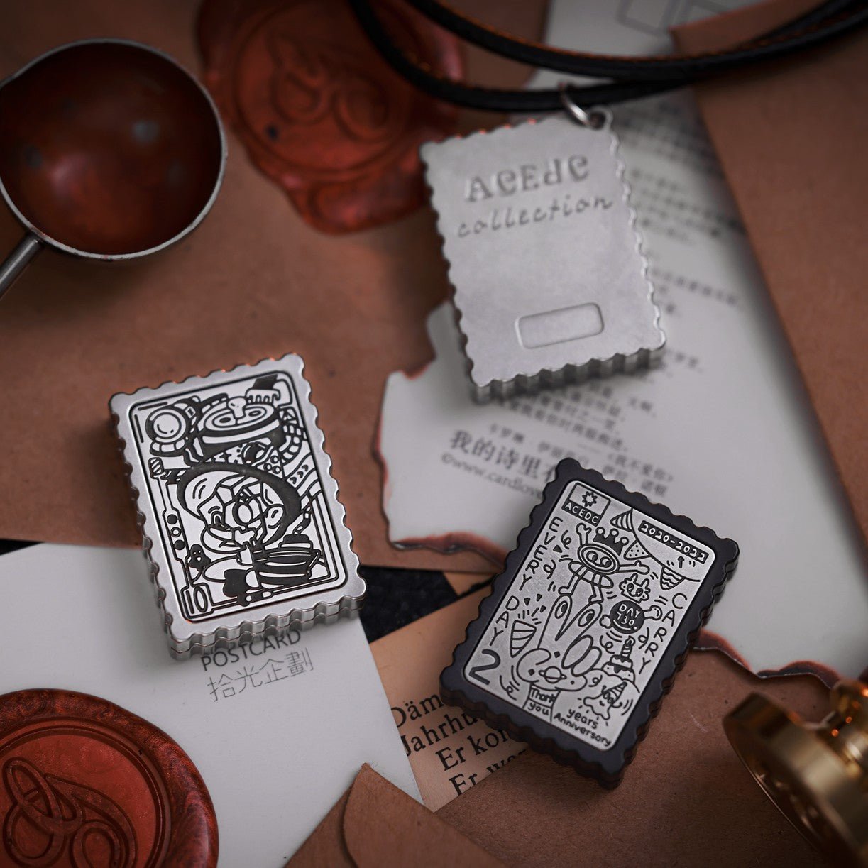 ACEdc STAMP Fidget Slider - Magnetic Version | Fidget Toy | MetaEDC