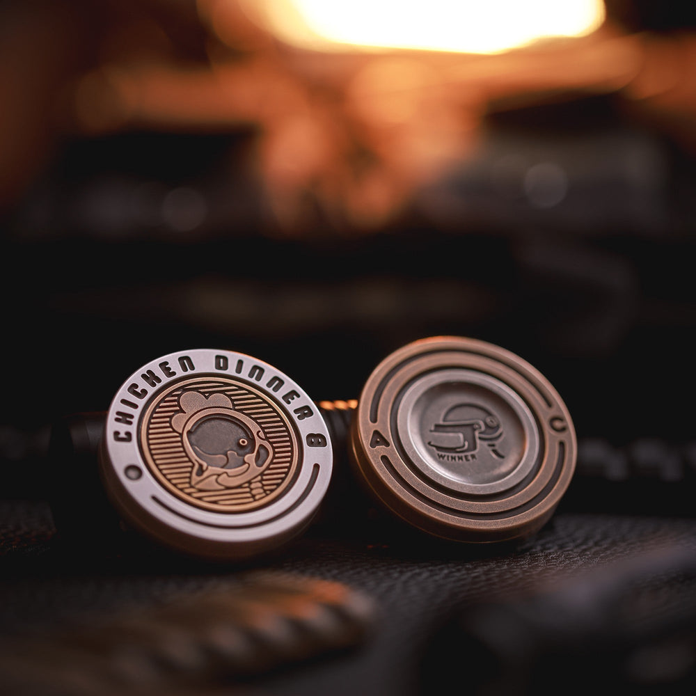 ACEdc X DINO Chicken Dinner Haptic Coin | Fidget Toy | MetaEDC