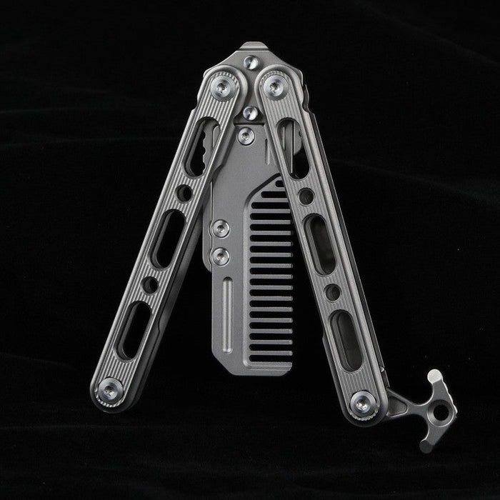 EDC Titanium Balisong Comb (Detachable) | Balisong | MetaEDC