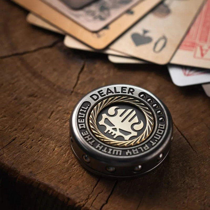 Lautie MINI DEALER Coin 2099 Poker Fidget Spinner | Fidget Toy | MetaEDC