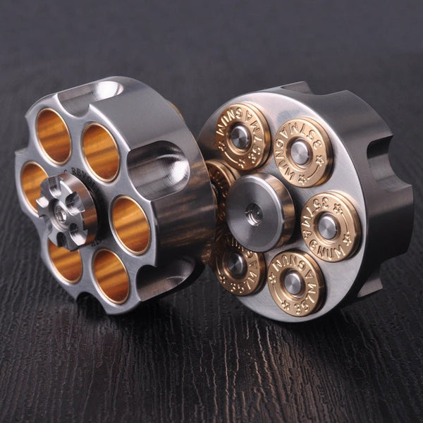 MLD Revolver Bullet Stainless Steel EDC Fidget Spinner Toy | Fidget Toy ...