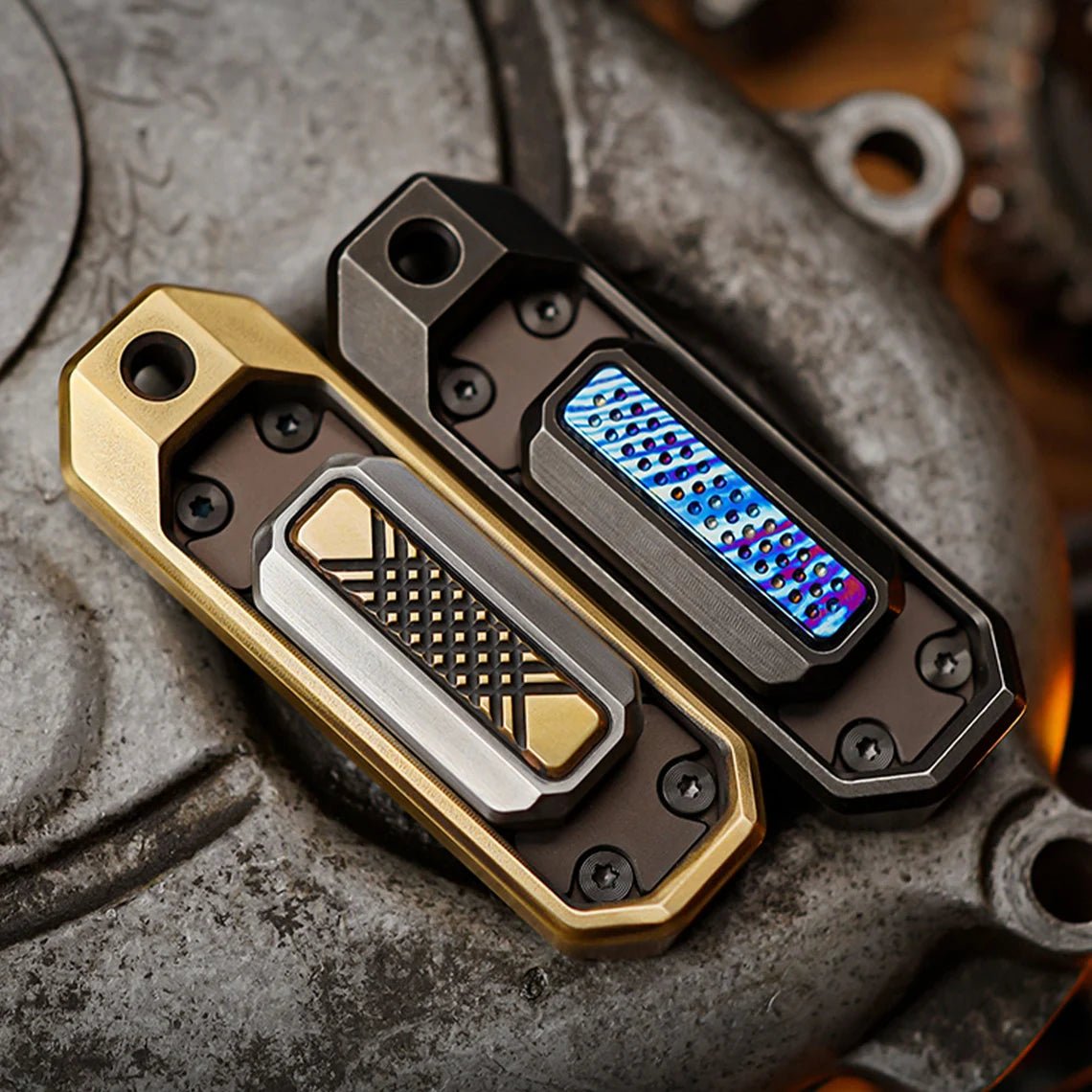 Muyi Cyber Mecha Sound Wave Nano Fidget Slider Toy Pendant Necklace ...