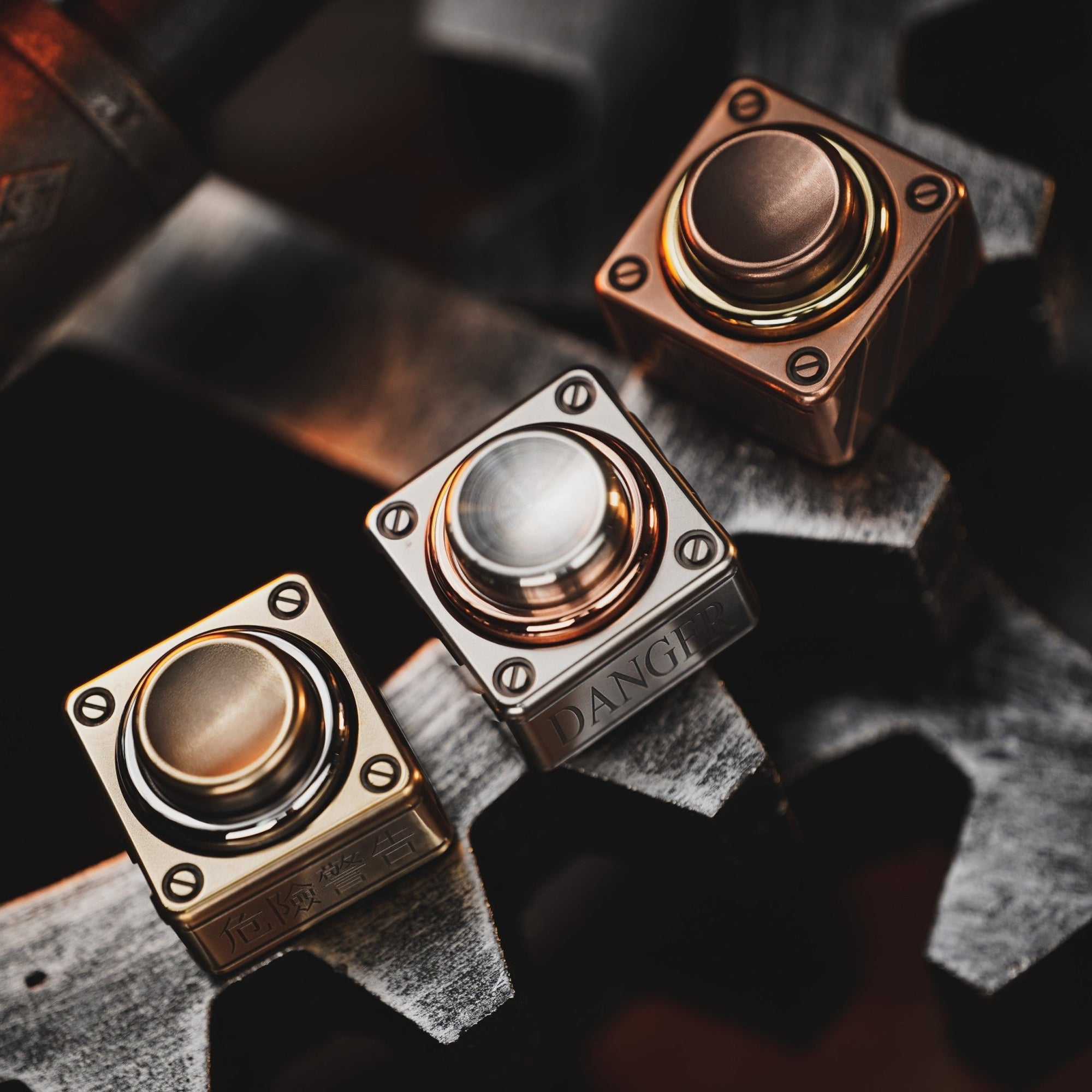 Wanwu DANGER BUTTON Fidget Clicker Spinner | Fidget Toy | MetaEDC